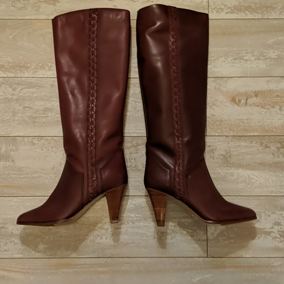 Kinney | Shoes | Vintage Kinney Leather Maroon Boots | Poshmark
